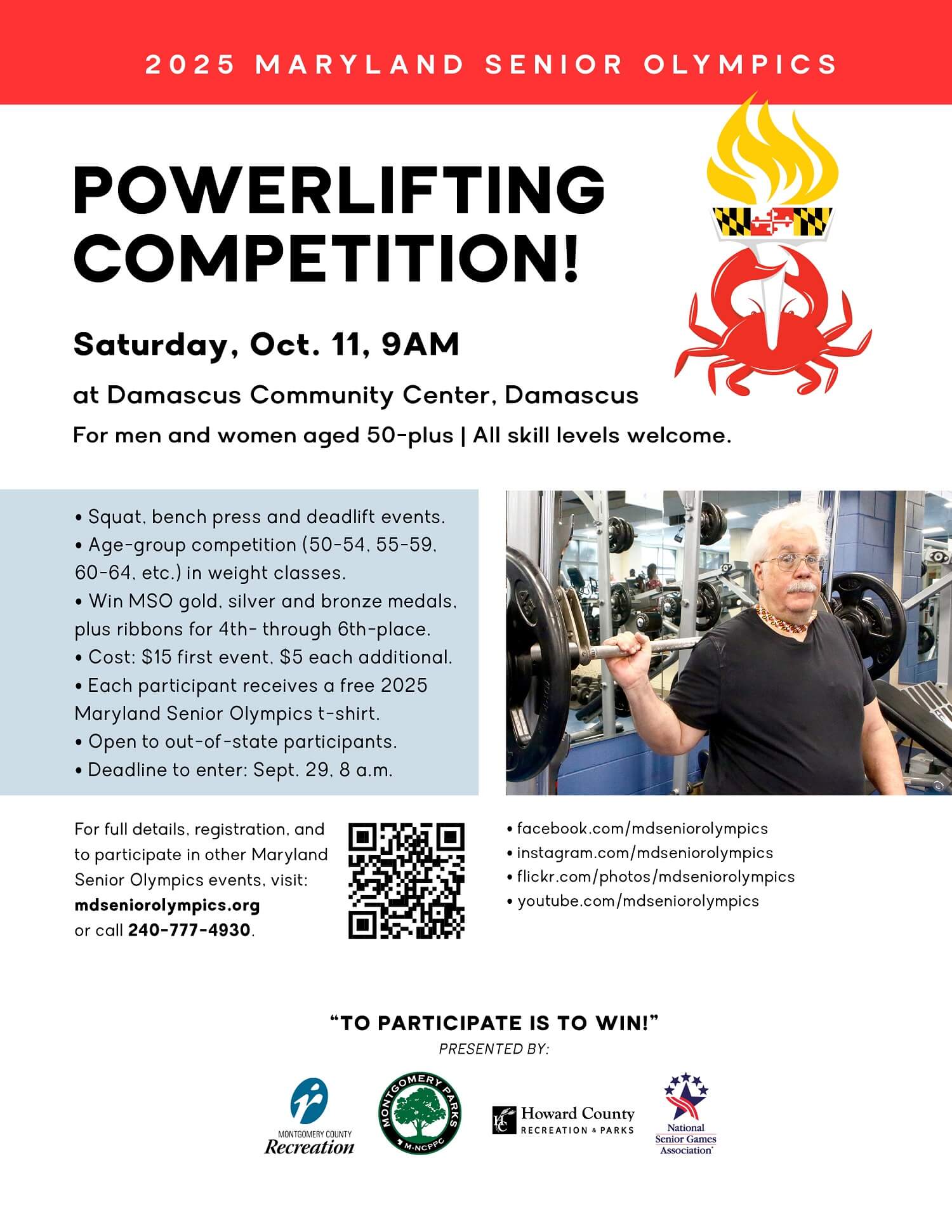 Flyers – Maryland Senior Olympics